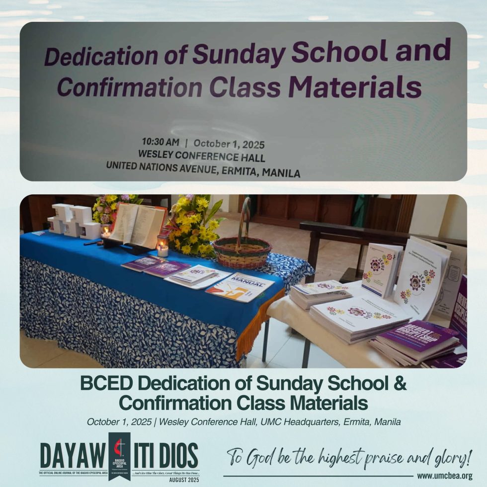 BCED Dedication of Sunday School & Confirmation Class Materials ...